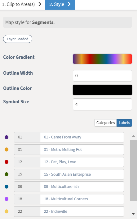 Mapping Segments – Environics Analytics Community